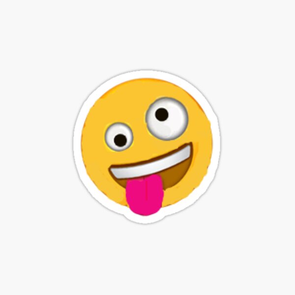 "Silly face" Sticker for Sale by Lilyreynolds7 | Redbubble