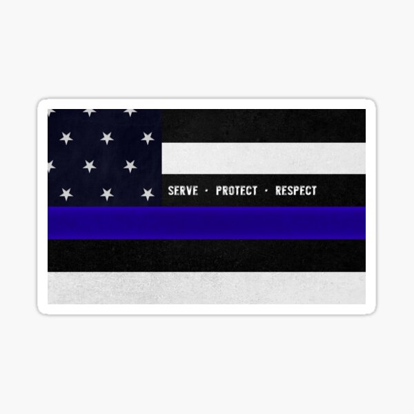"Respect Our Police" Sticker by Faces4Freedom | Redbubble