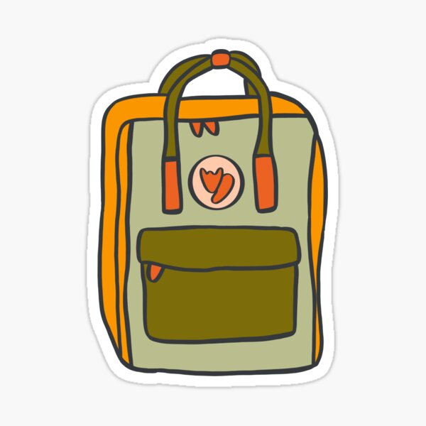 "Kanken Backpack" Sticker by elaina2005 | Redbubble