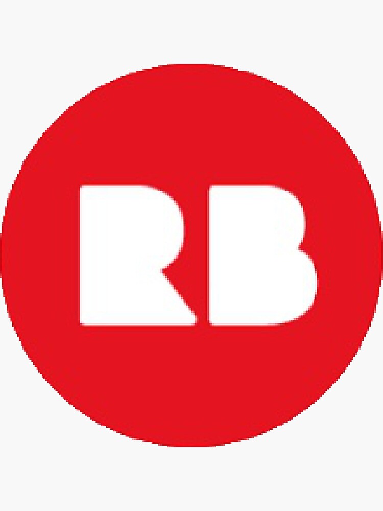 "Red bubble logo" Sticker for Sale by yaboi-cooper | Redbubble