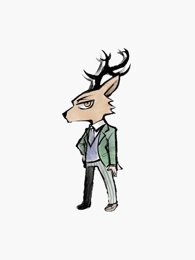 "Beastars" Sticker von Marinaaniram | Redbubble