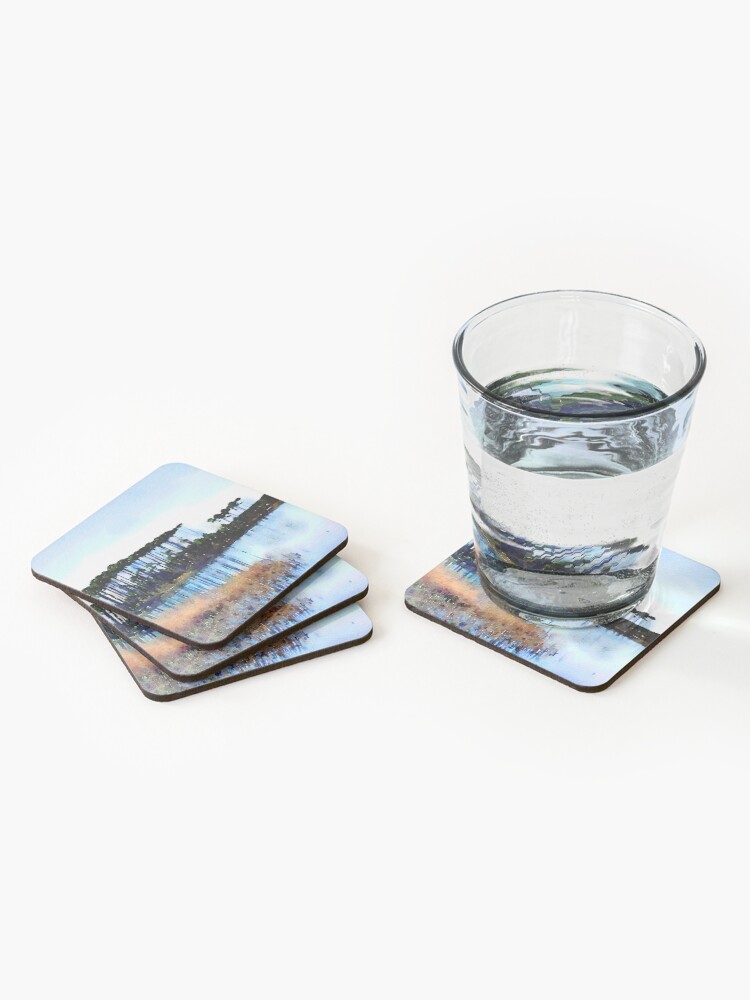 "Tall Stand of Trees on Grayton Beach 30a Puzzle" Coasters (Set of 4 ...