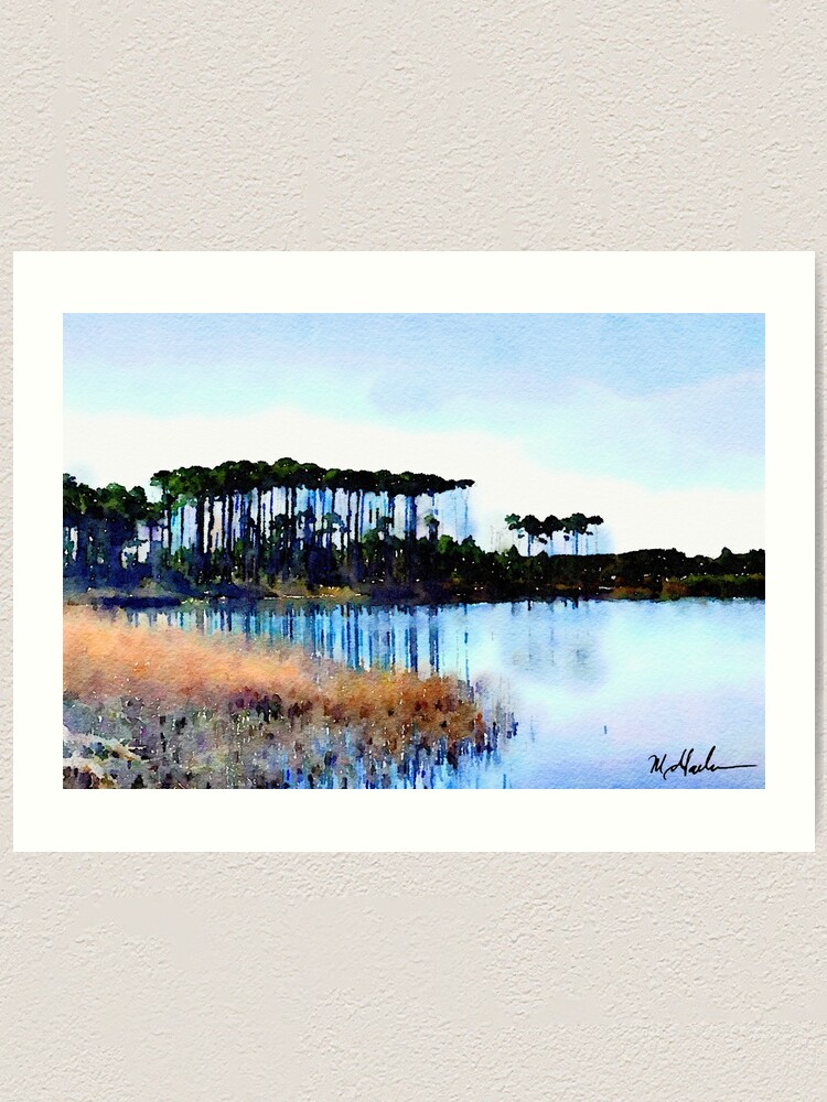 "Tall Stand of Trees on Grayton Beach 30a Puzzle" Art Print for Sale by ...
