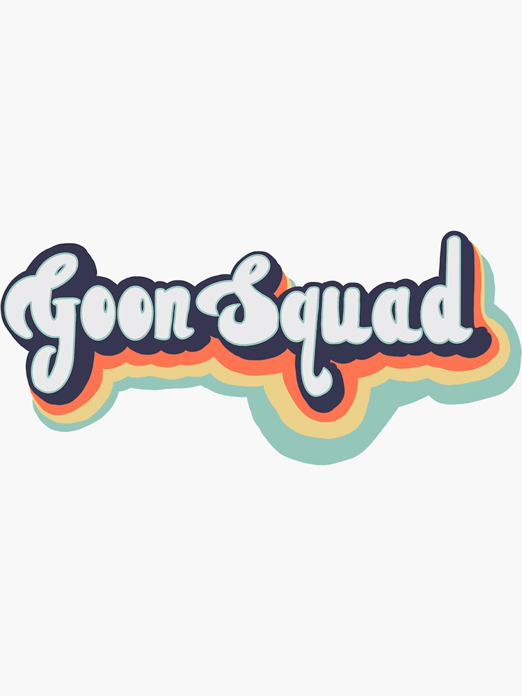 "Goon Squad" Sticker by melynnievore | Redbubble