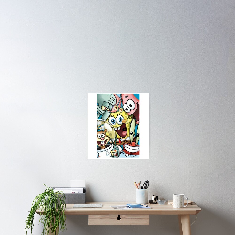 "spongebob squarepants" Poster by Neelam27 | Redbubble