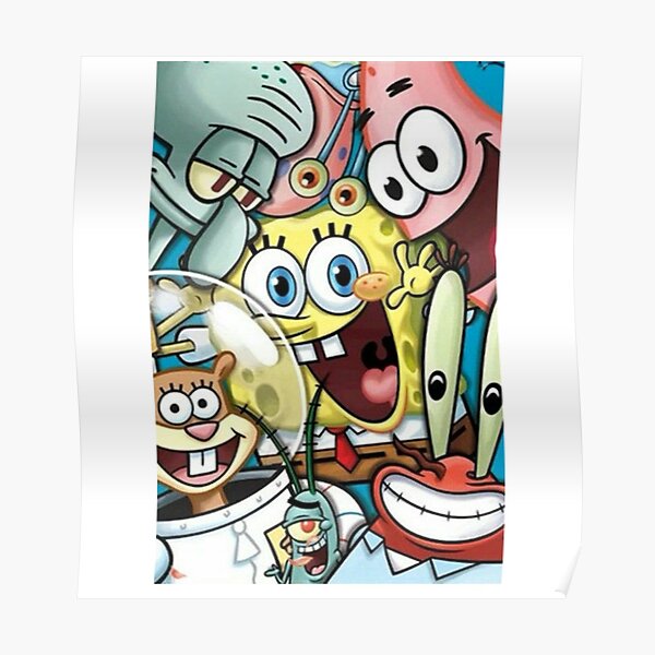 "spongebob squarepants" Poster by Neelam27 | Redbubble