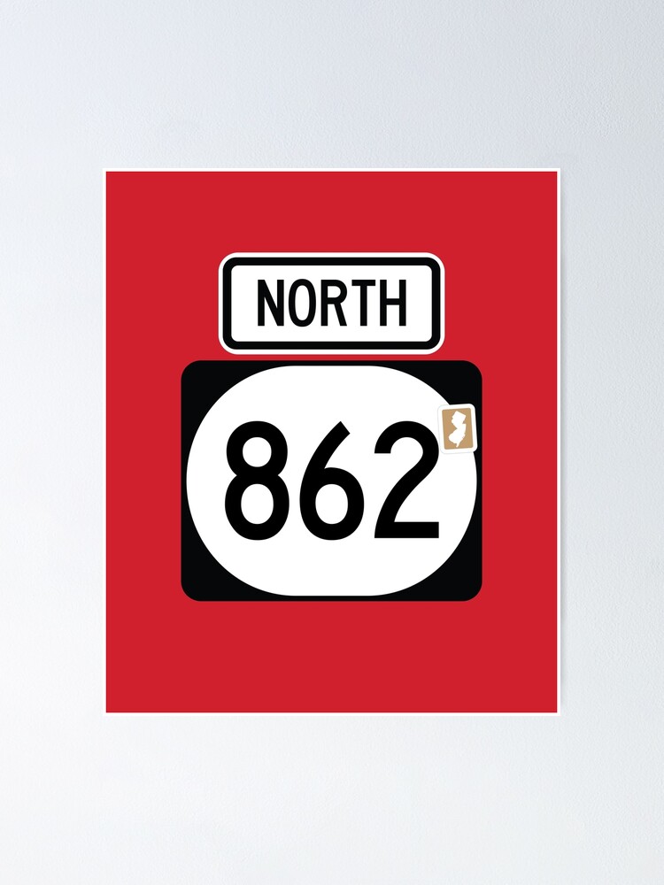 New Jersey State Route 862 Area Code 862 Poster By SRnAC Redbubble new-jersey-state-route-862-area-code-862-poster-by-srnac-redbubble
