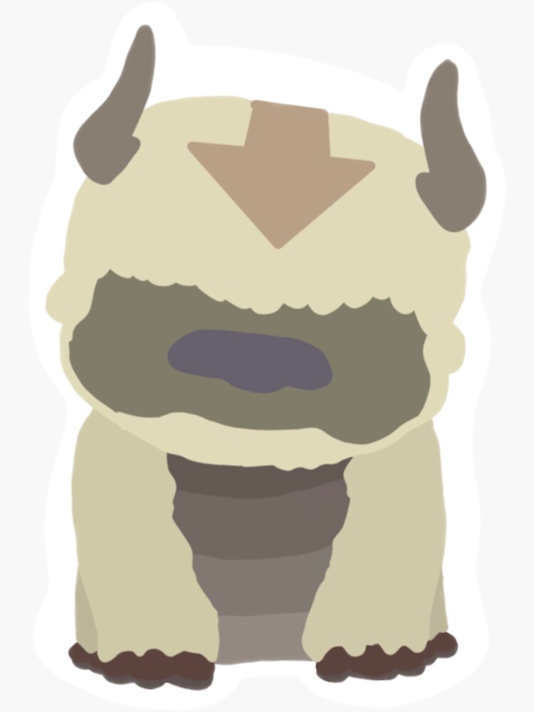 "Cute appa sticker from atla" Sticker for Sale by Stickerzbysyd | Redbubble