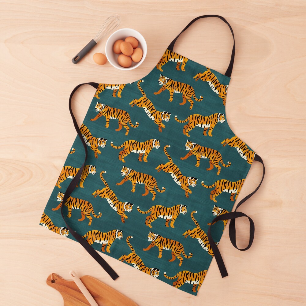 "Bengal Tigers - Navy " Apron for Sale by TigaTiga | Redbubble