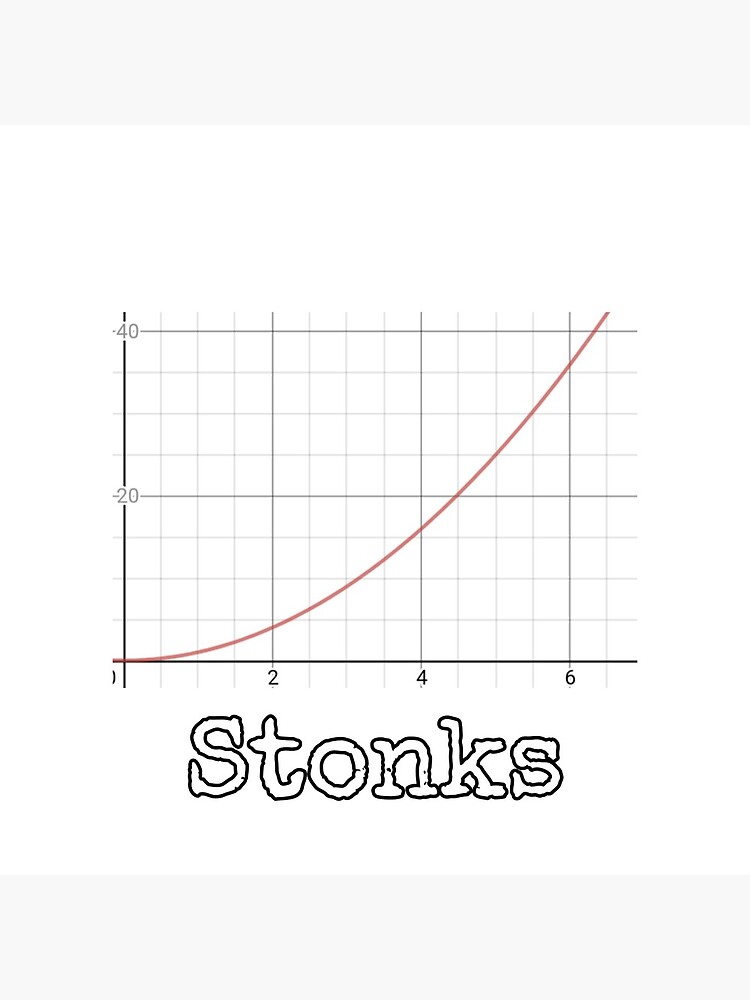 "Stonks Graph Design" Canvas Print by Caleb-Turner | Redbubble