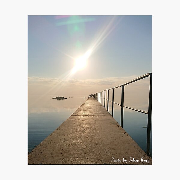 "Sunset at Novi Beach Club, Visby Sweden" Photographic Print by ...