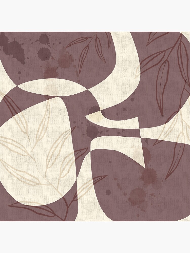 "Abstract - Vase Shapes in Mauve" Poster for Sale by simplydesignart ...