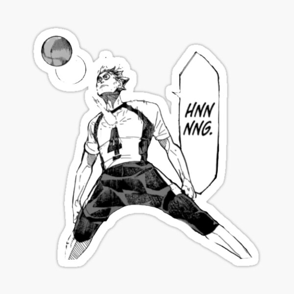 "Bokuto's tiddy receive " Sticker by CherryCoughDrop | Redbubble