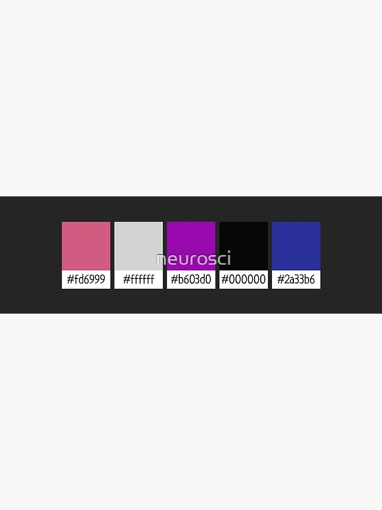 "Paint Swatches - Genderfluid Colours" Poster by neurosci | Redbubble