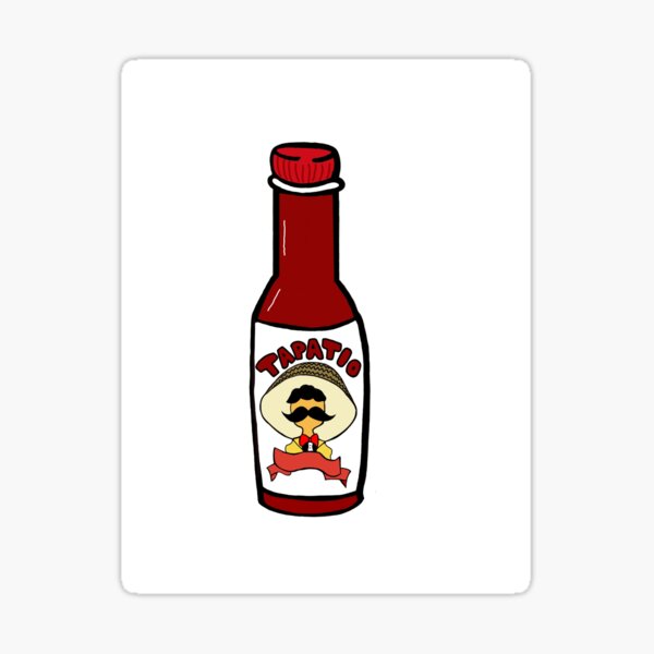 "Tapatio Bottle" Sticker by na334 | Redbubble