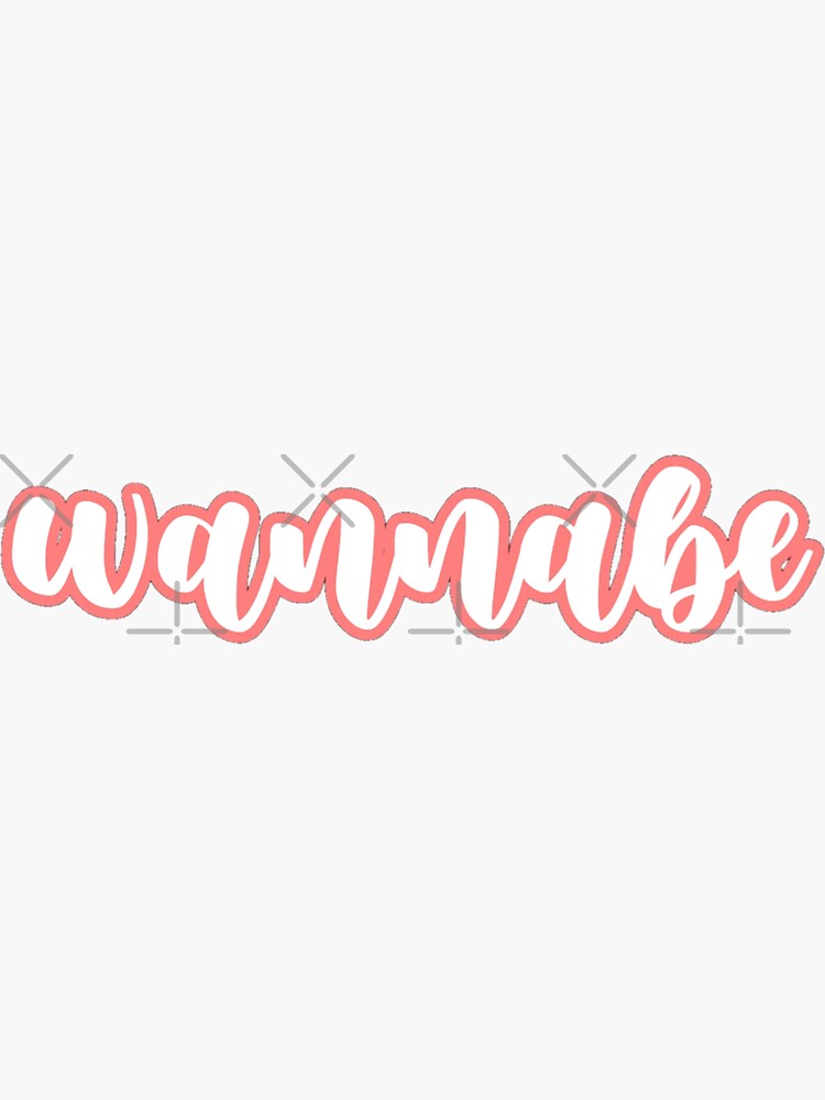 Itzy Wannabe Sticker For Sale By Maybekatiee Redbubble
