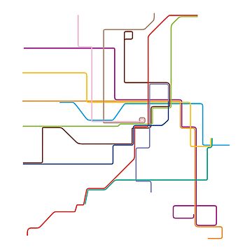 "The Hague Tram Map" Sticker for Sale by in-transit | Redbubble