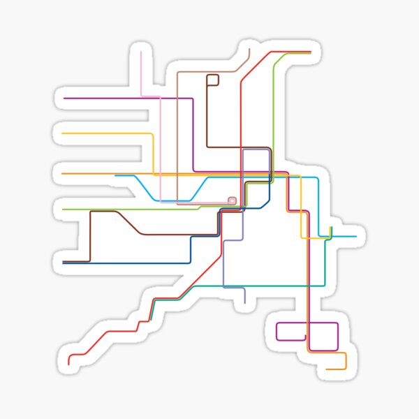 "The Hague Tram Map" Sticker for Sale by in-transit | Redbubble