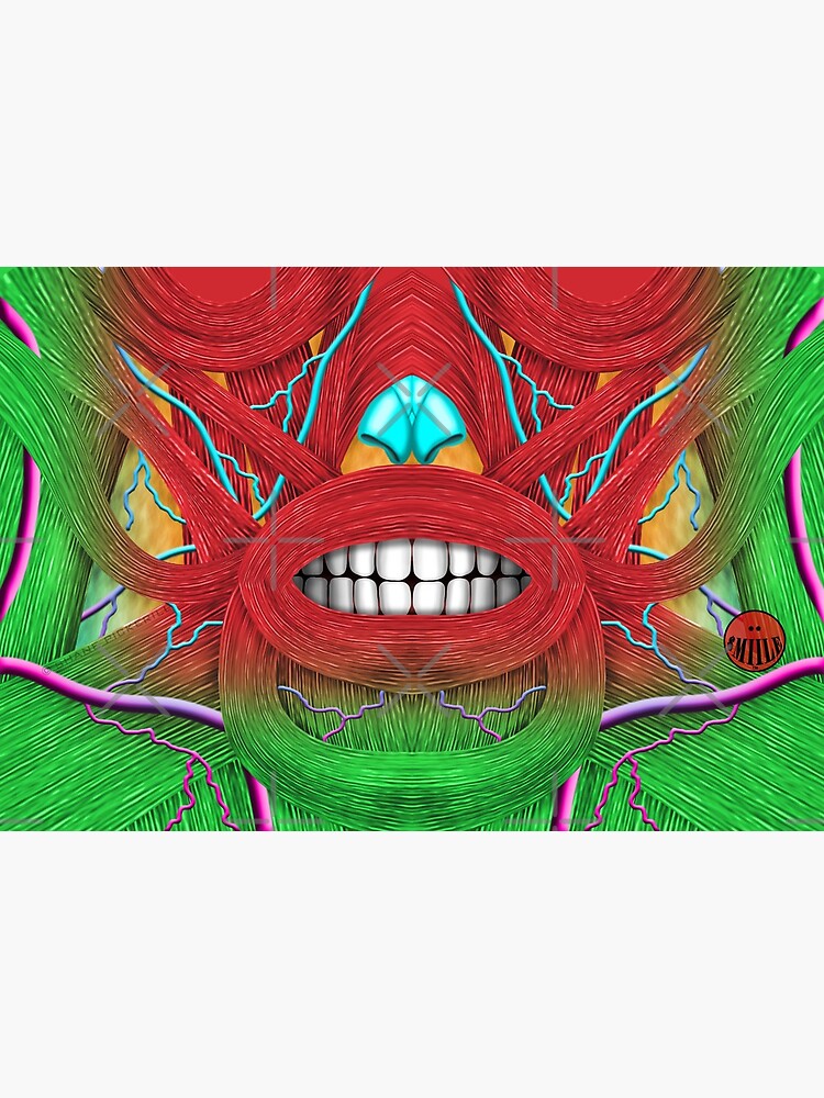 "Smile Skull Muscle Mask" Mask for Sale by ShanePickerill | Redbubble