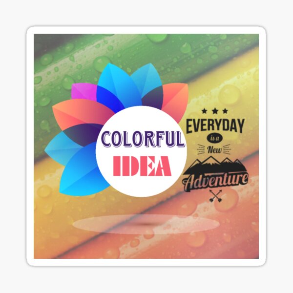 "Color logo" Sticker by alanabia | Redbubble