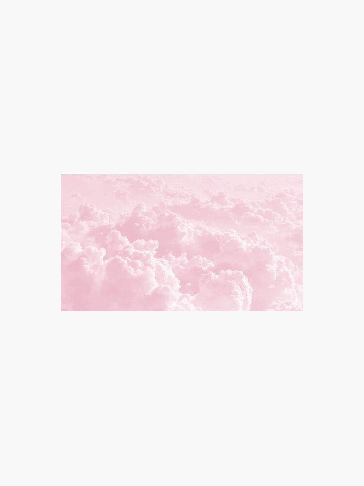 "Pink Clouds" Sticker by heyitsmeselma | Redbubble