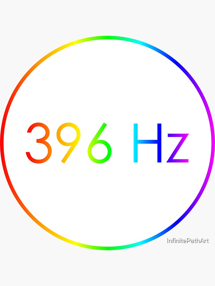 "396 Hz" Sticker by InfinitePathArt | Redbubble