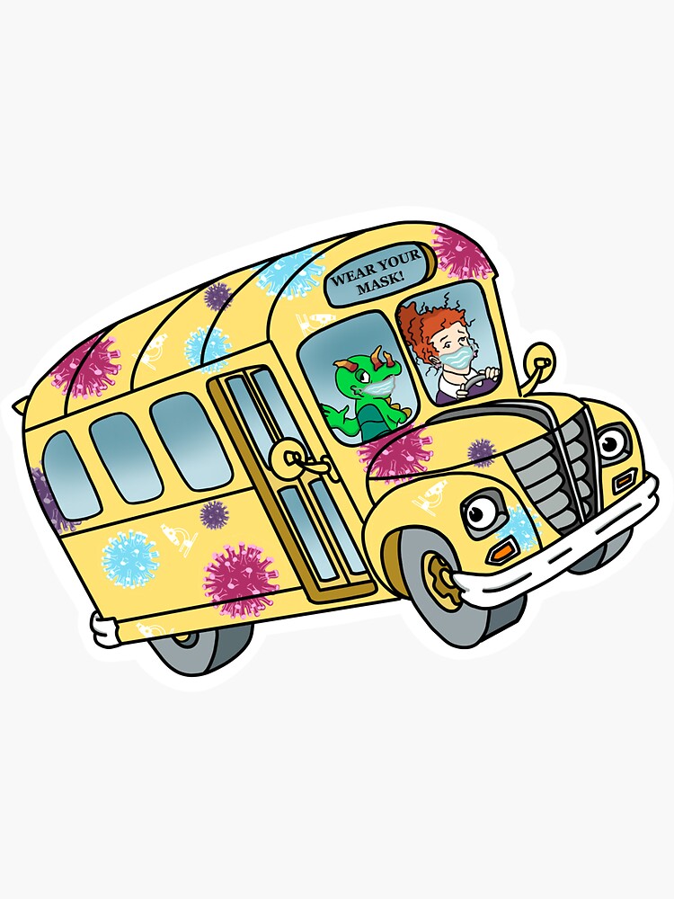 "The Magic School Bus" Sticker for Sale by Lmdydok | Redbubble