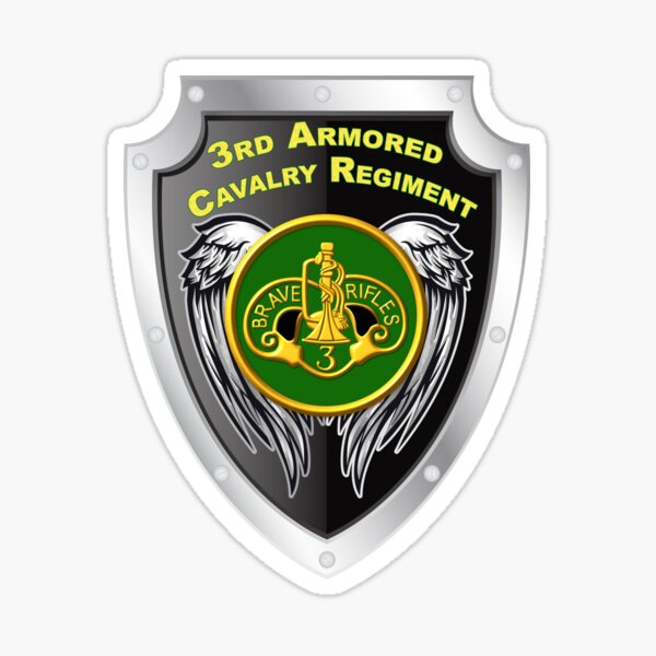"3rd Armored Cavalry Regiment " Sticker by SoldierAlways | Redbubble