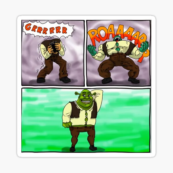 Shreck Stickers | Redbubble