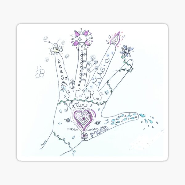 "The Magic is in Your Hands" Sticker by Kimberly8183 | Redbubble
