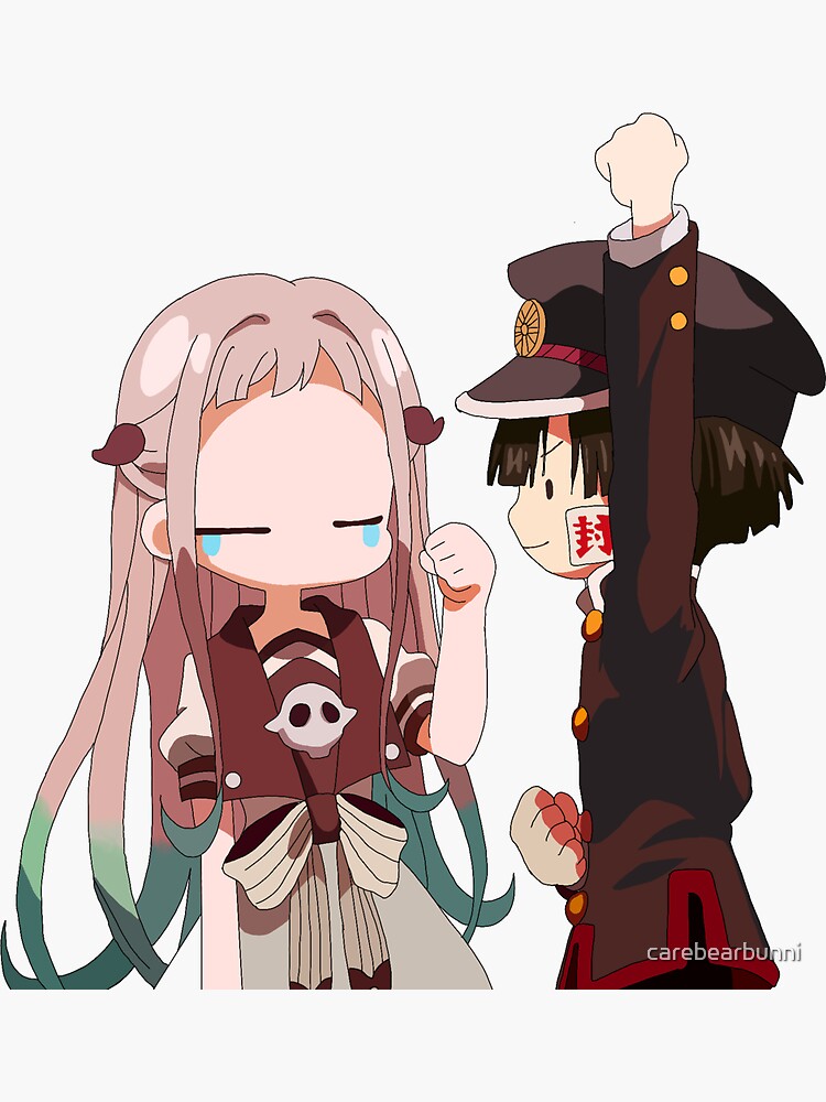 "Yashiro and Hanako" Sticker by carebearbunni | Redbubble