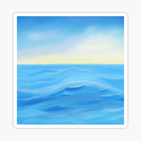 "Ocean Breeze" Sticker for Sale by Rykari | Redbubble