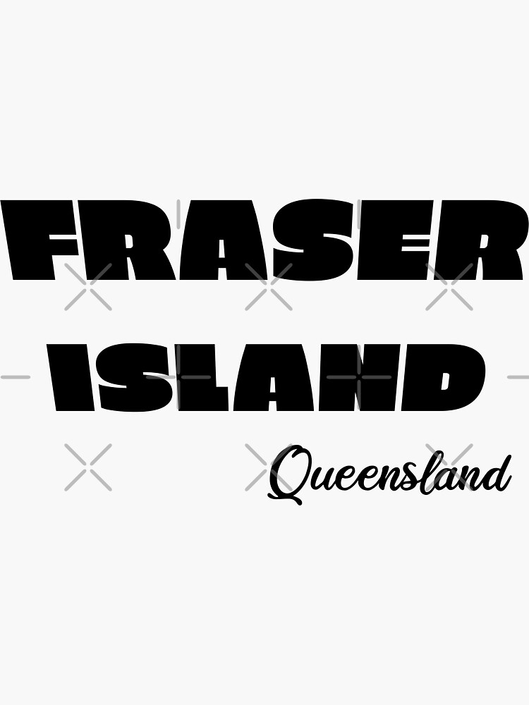 "Fraser Island Queensland" Sticker by phys | Redbubble