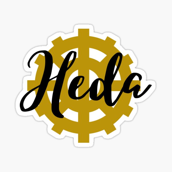 "Heda Symbol - Gold/Yellow" Sticker for Sale by jddesignsstuff | Redbubble