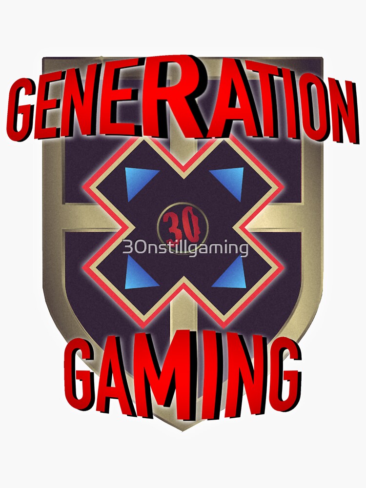 "Generation X Gaming $5 donation" Sticker for Sale by 30nstillgaming ...