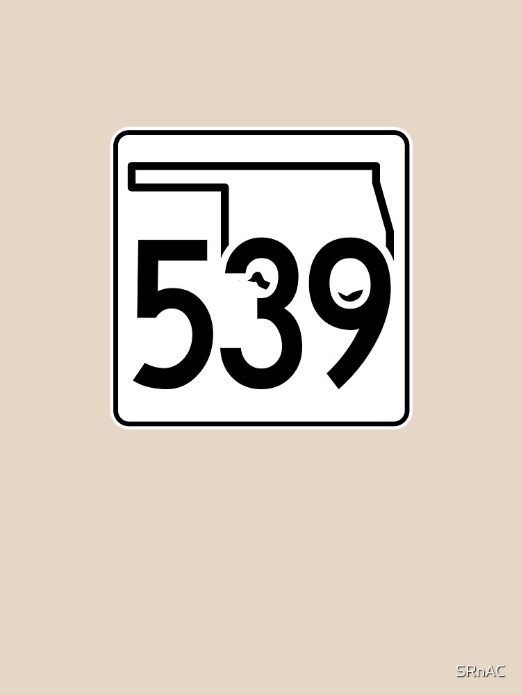 "Oklahoma State Route 539 (Area Code 539)" T-shirt by SRnAC | Redbubble ...