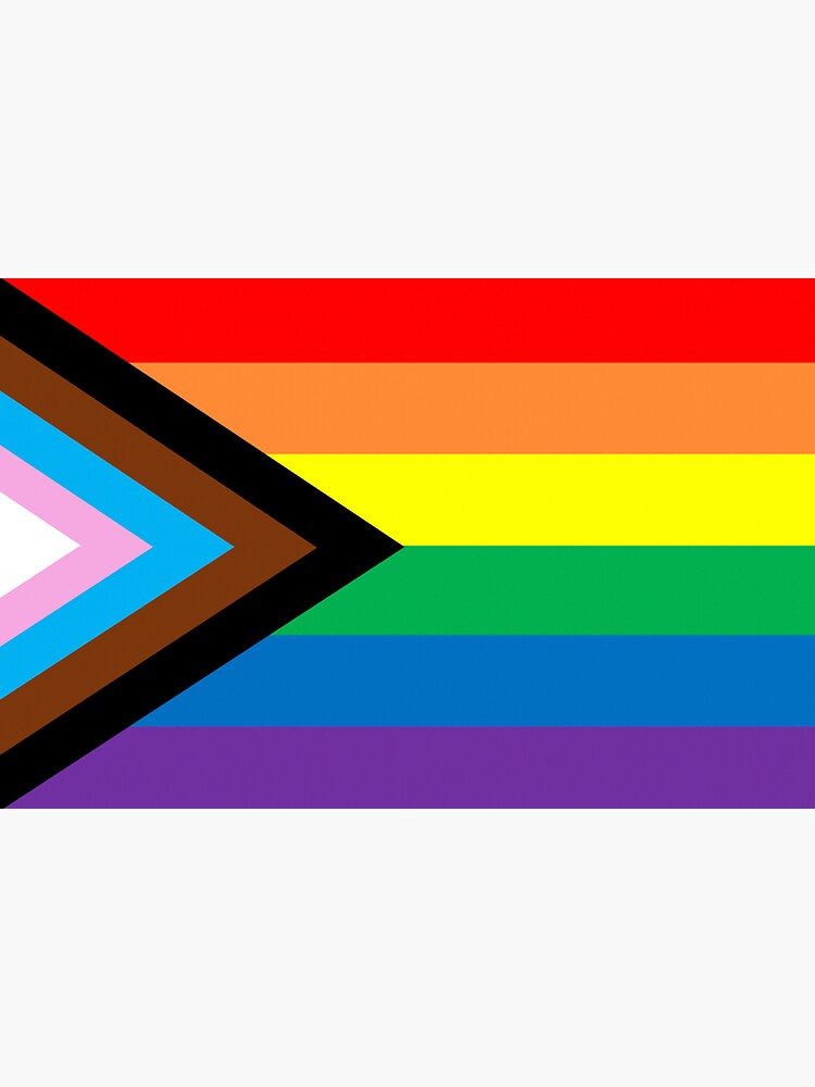 "Progress Flag" Sticker by vhinesly75 | Redbubble