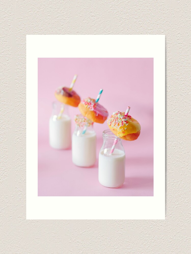 "Pink Aesthetic Donuts & Sprinkles" Art Print by funcooldesigns | Redbubble