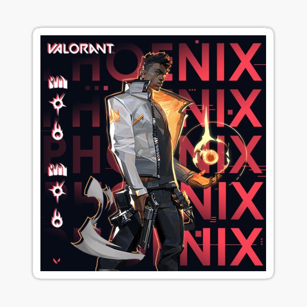 Valorant Phoenix Valorant Stickers | Redbubble