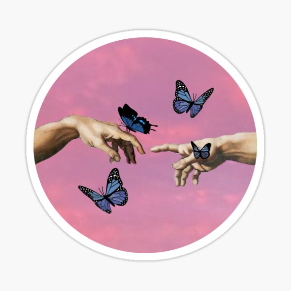 "The creation of Adam sticker" Sticker by chloecharters | Redbubble