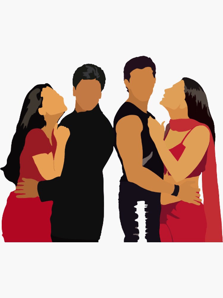 "K3G Family Bollywood Sticker" Sticker for Sale by anya1621 | Redbubble