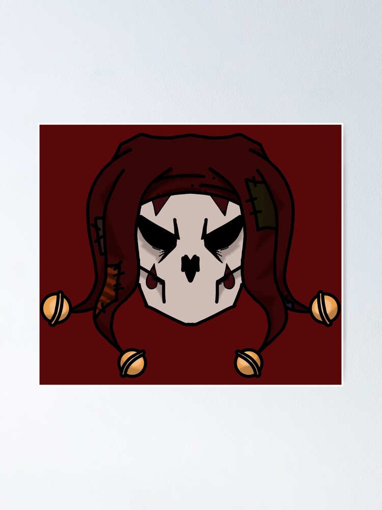 "DD Jester Face" Poster by flojaax | Redbubble