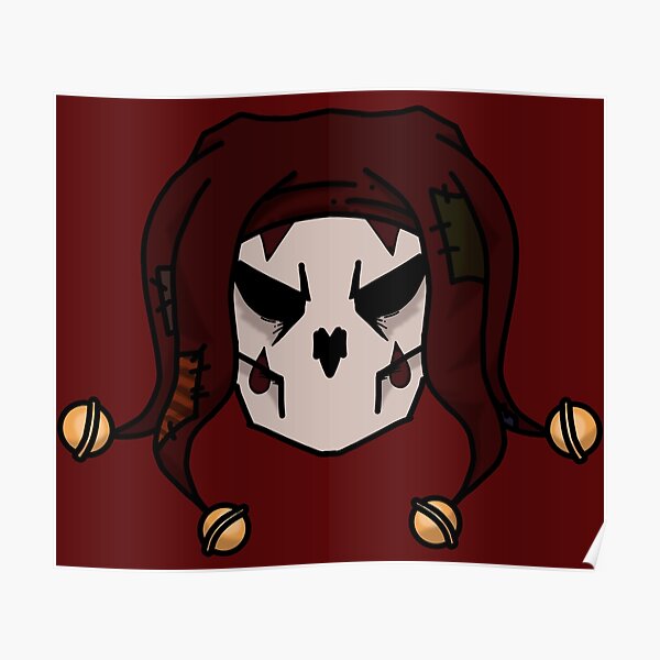"DD Jester Face" Poster by flojaax | Redbubble