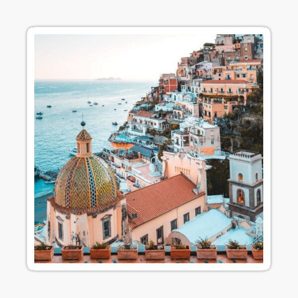 "Amalfi Coast Ocean View Photo" Sticker for Sale by Julitortellini ...