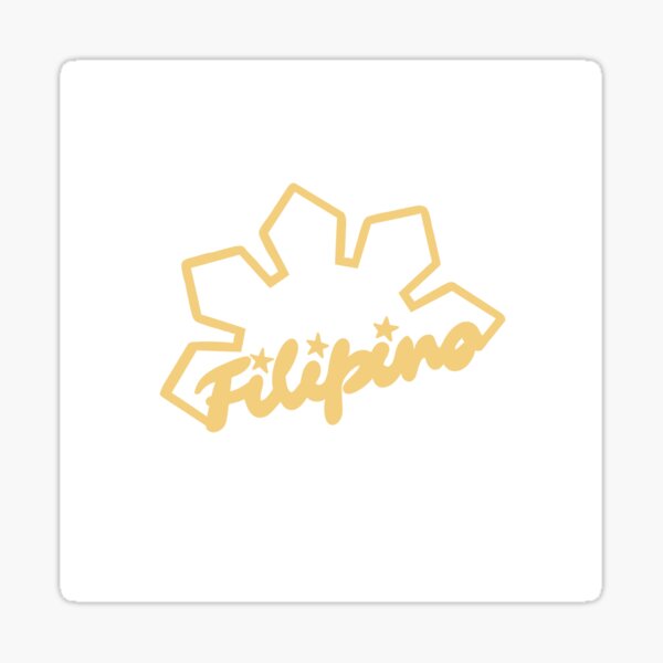"Filipino Sticker (Hand Drawn)" Sticker by camilllionaire | Redbubble