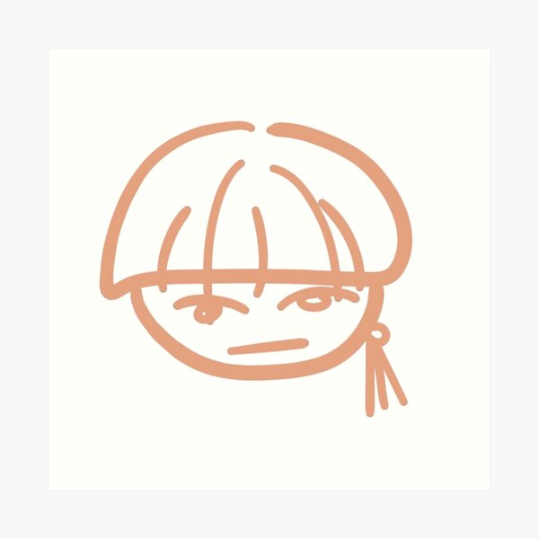 "login peach simple" Art Print for Sale by sydneyiswright | Redbubble