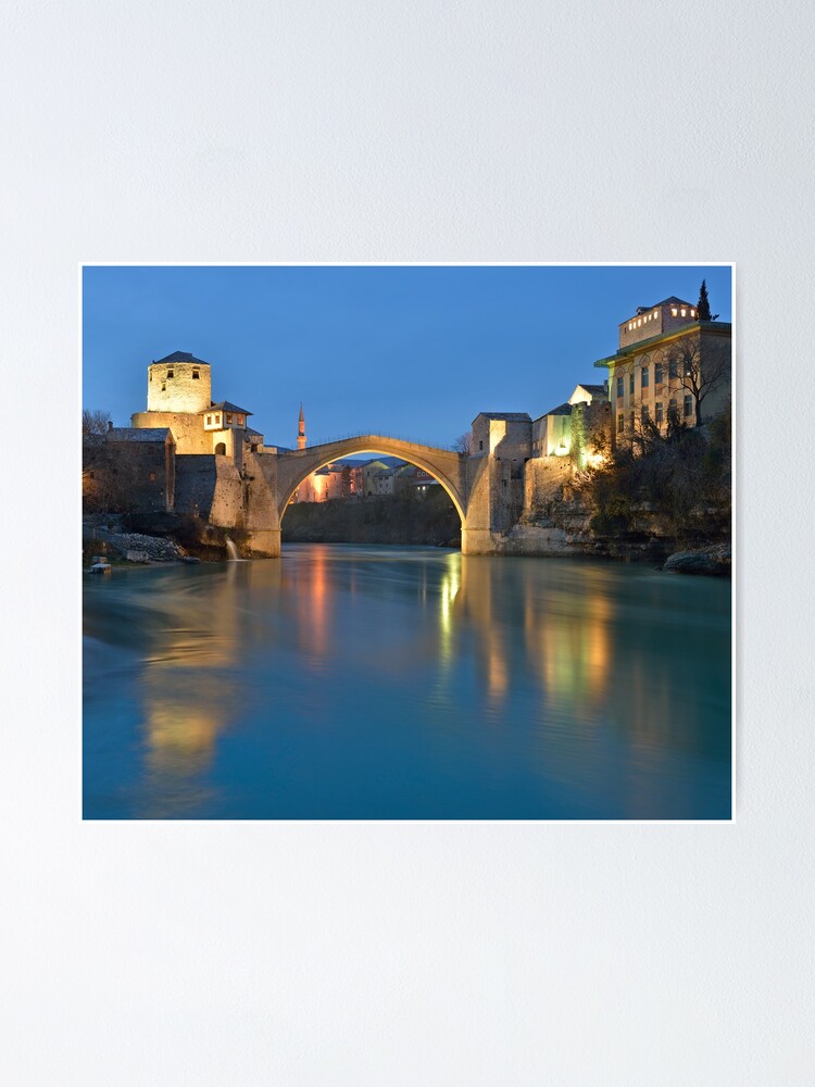 "Stari Most" Poster by kasianowak | Redbubble