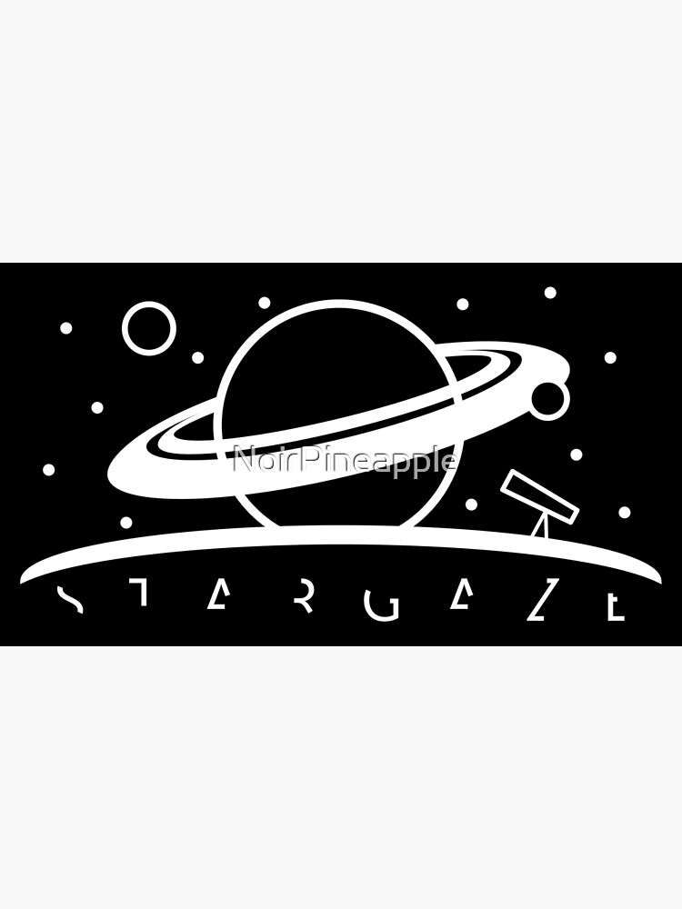 "STARGAZE" Poster by NoirPineapple | Redbubble