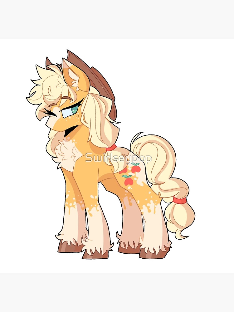 "(OLD) applejack" Poster by Swirlseypop | Redbubble