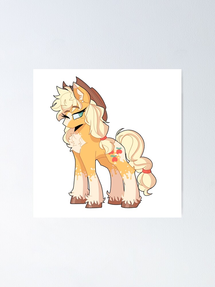 "(OLD) applejack" Poster by Swirlseypop | Redbubble